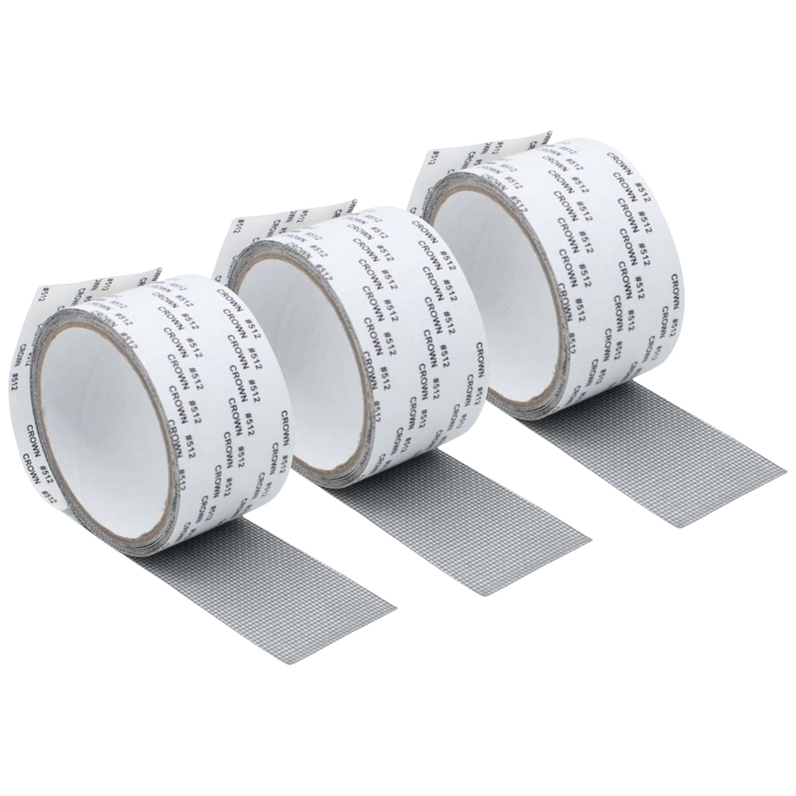 3 Pieces Window Screen Repair Tape Holes Repair Hole Tears Window Black ...
