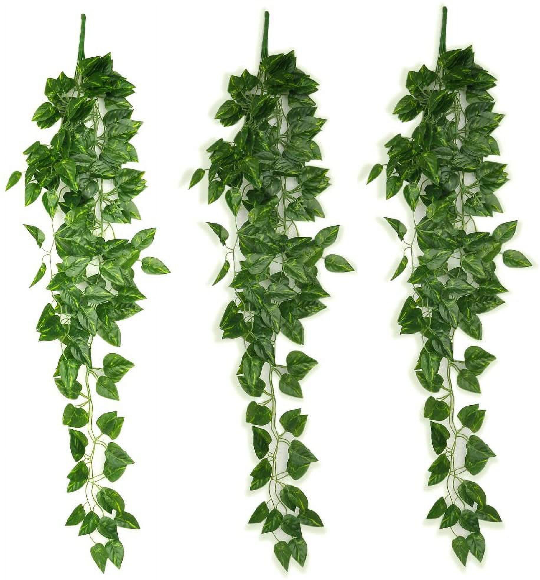 3 Pieces of Artificial Hanging Plants, 90cm Fake Ivy Hanging Green ...