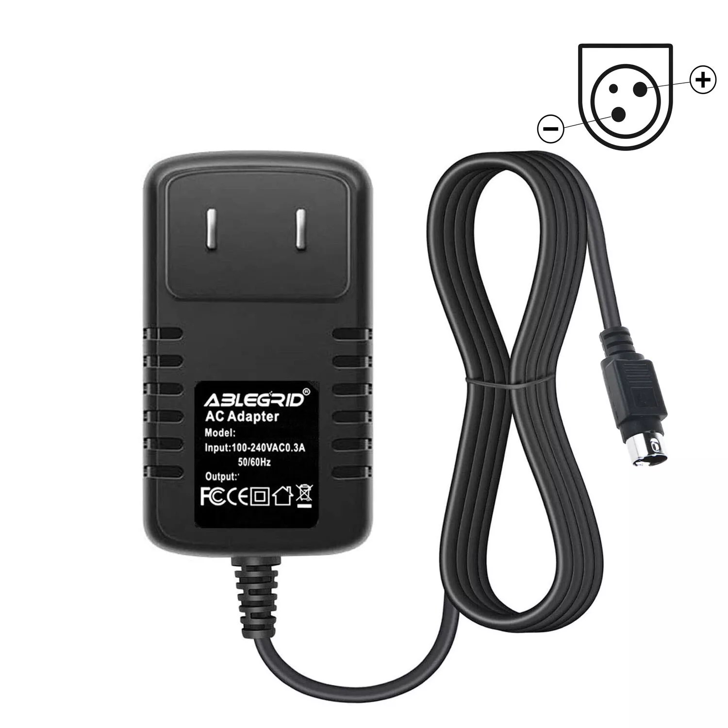 3-Pin AC Adapter Charger Power Supply Cord For HUONIU Model: HNC050200U ...