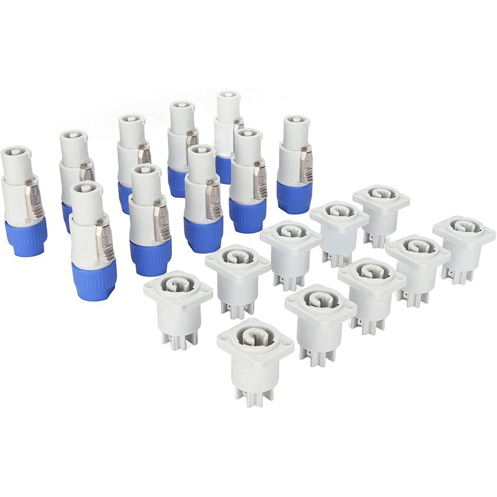 3 Pin AC Power Con Male and Female Connectors, (Output) - Walmart.com