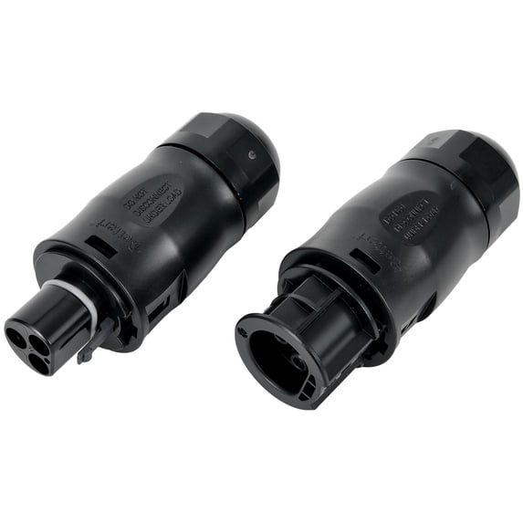 3 Pin BC01 Coupling Set Waterproof Socket and for Reliable Inverter ...