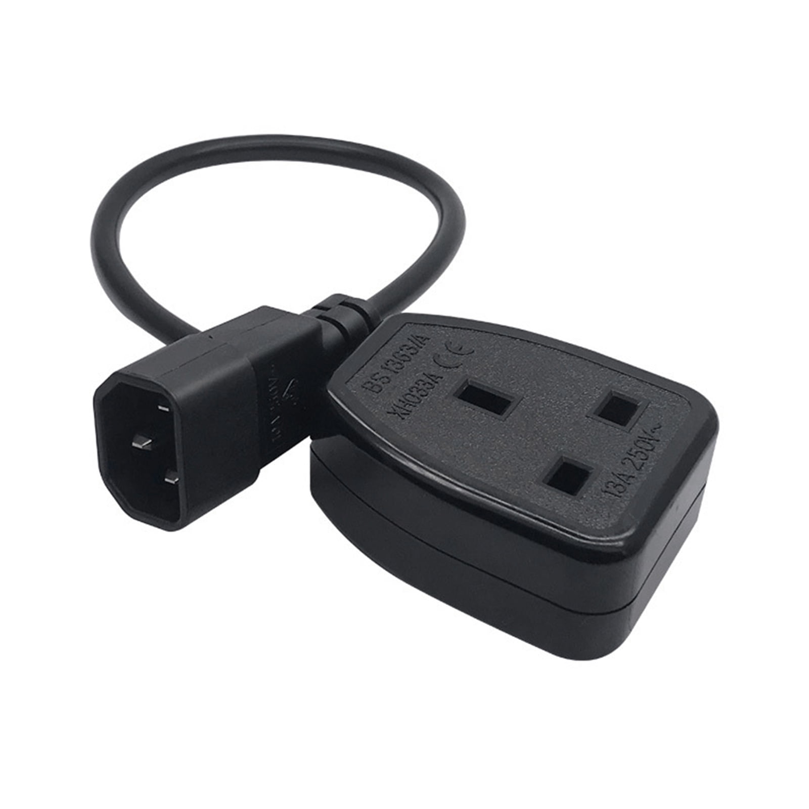3 Pin C14 to UK Power Cable Efficient C14 to UK Power Extension Cord ...
