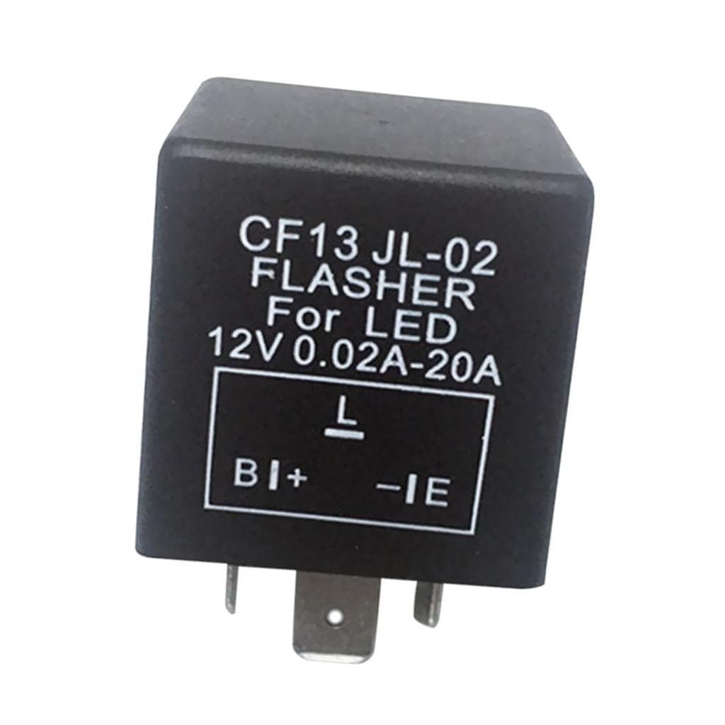 3 Pin CF13 JL-02 Electronic Car Flasher Relay To Light Flash Blink ...