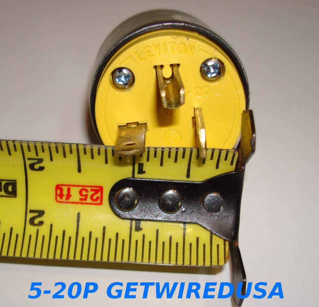3-Pin Male 110/125V Plug To L5-30R 110/125V 3-Prong -Lock Receptacle ...