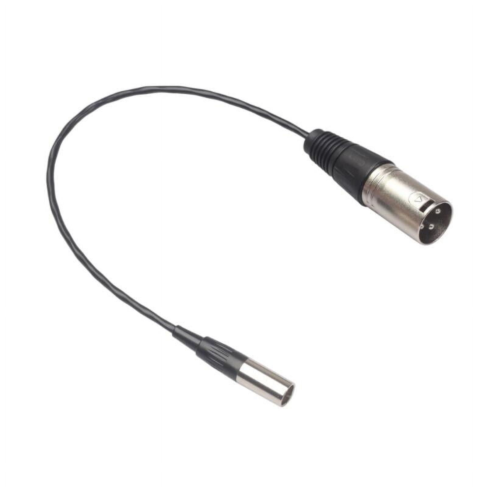3 Pin Male to XLR Mini Plug Audio Cable Connector Microphone - Walmart.com