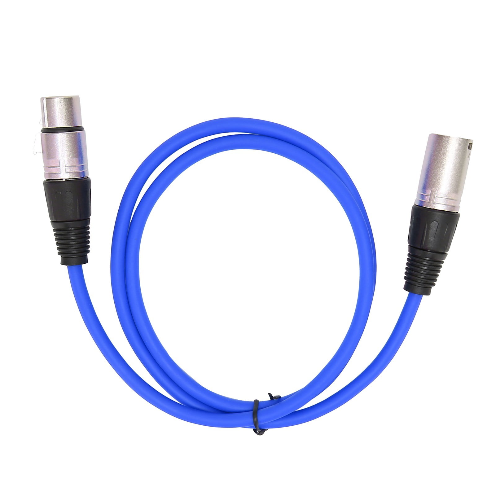 3-Pin Male to Female Microphone Audio Adapter Cable - Durable Blue ...