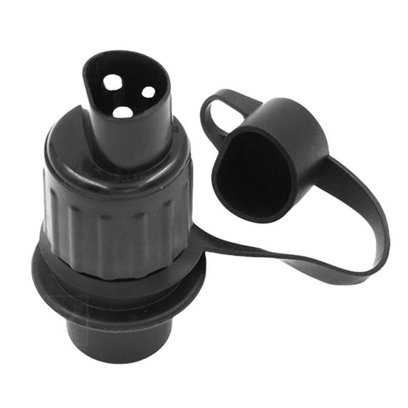 3 Pin Trailer Plug Adapter 12V 3 Poles Towing Socket Electronic ...