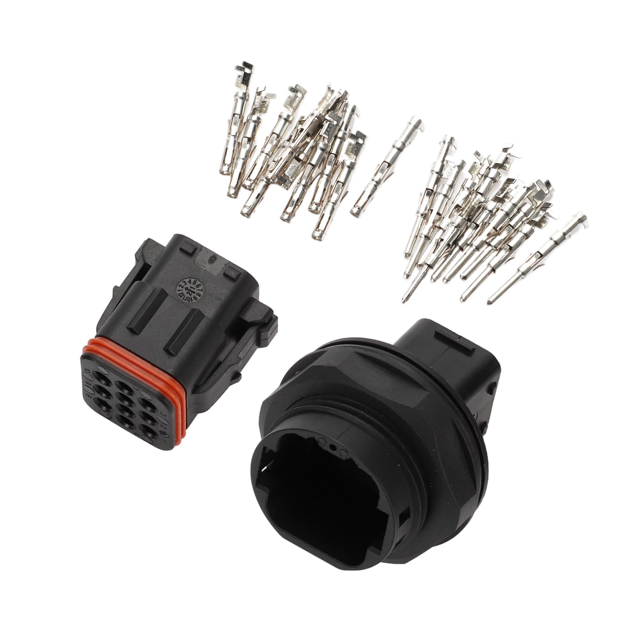 3 Pin Wire Harness Socket Connector Plug Male Female Wire Terminal ...