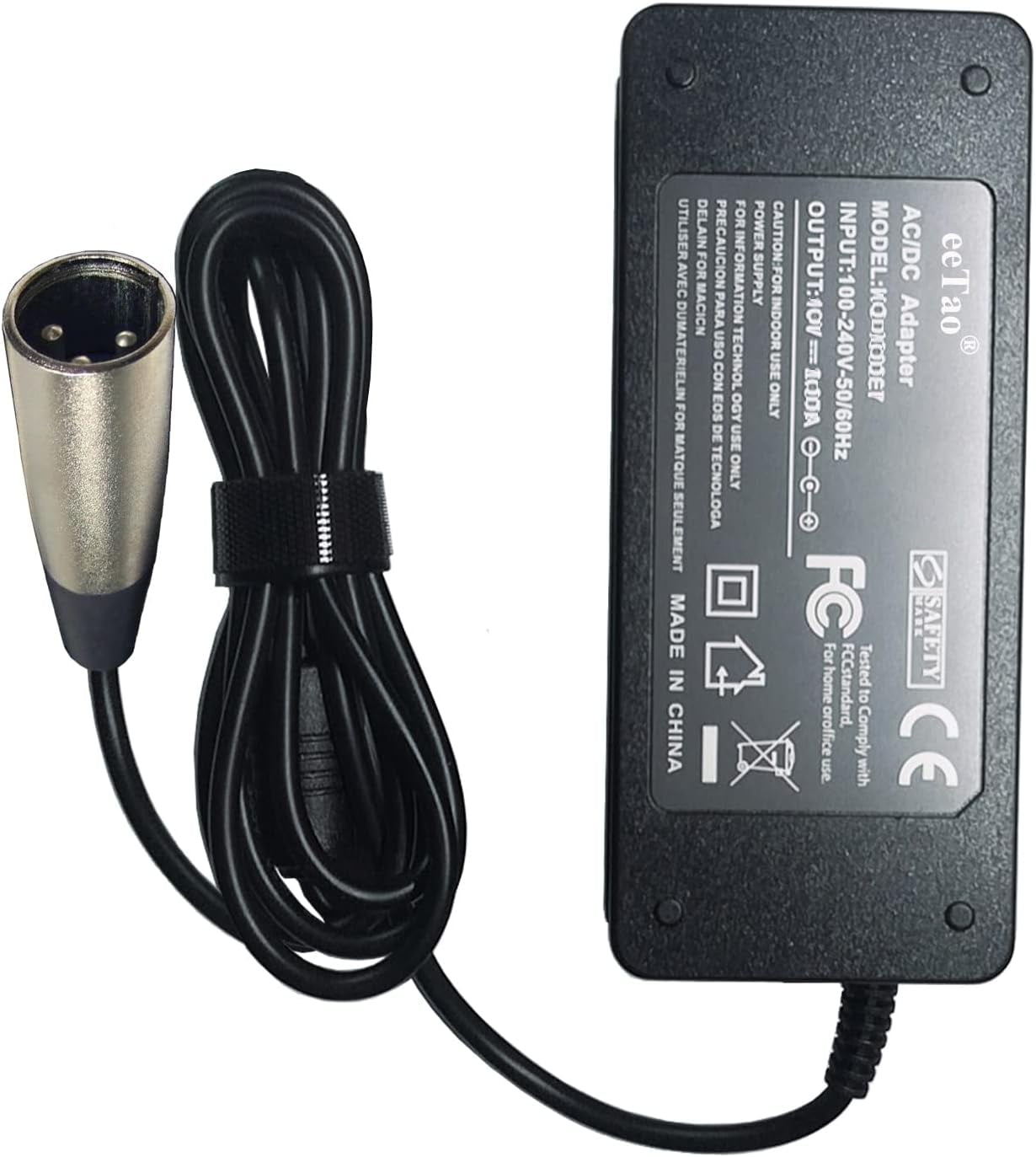 3-Pin XLR AC/DC Adapter Replacement Charger Compatible with Rubicon ...