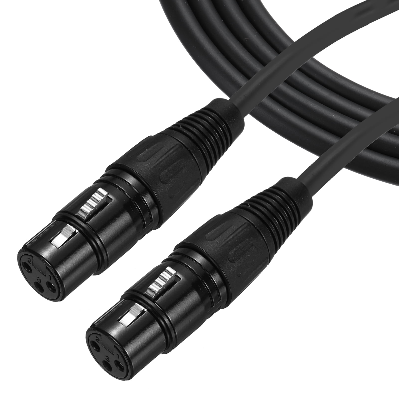 3-Pin XLR Female to Female Mic Cable 10 ft XLR Microphone Cable ...