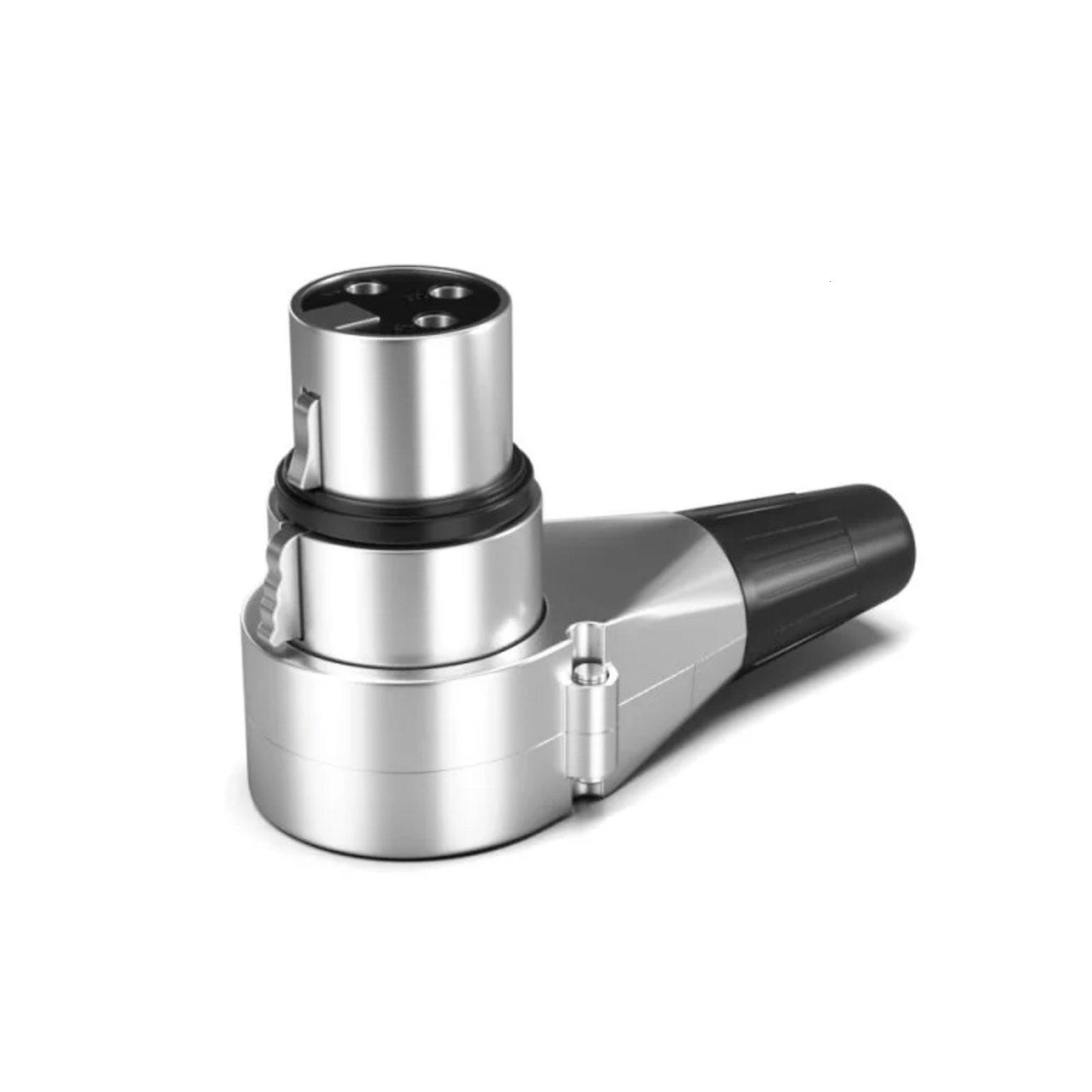 3 Pin XLR Male Female Connectors 3 pole Right Angle XLR Microphone ...