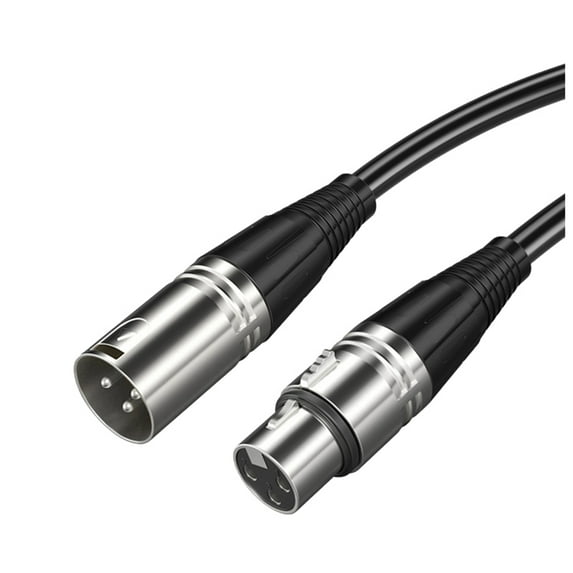 3 Pin XLR Male to Female Microphone Cable XLR Audio Cable Guitar Mixer ...