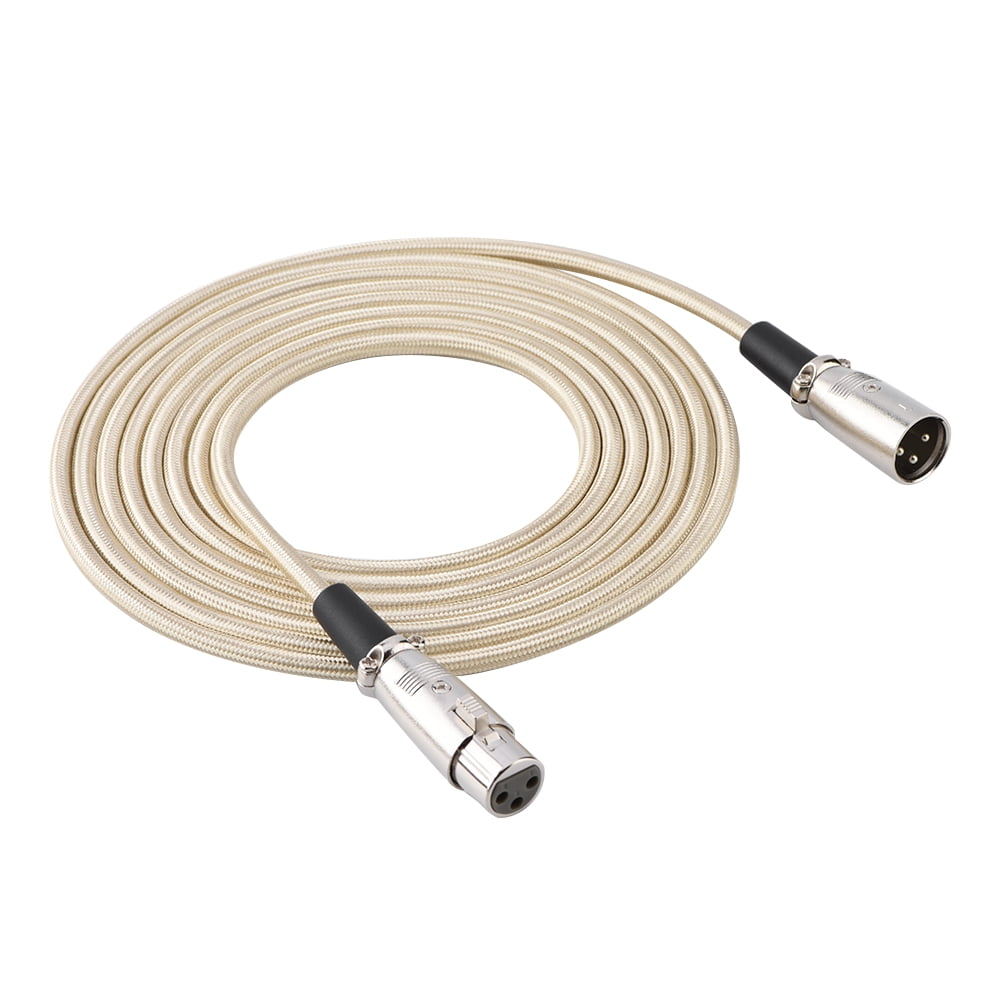 3 Pin XLR Male to XLR Female Microphone Mic Cable Audio Cord Wire, xlr ...
