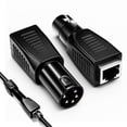 3-Pin XLR to Ethernet Converter Adapter, Male Audio Cable Connector for ...