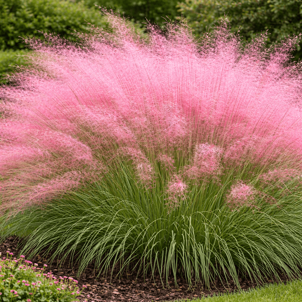 3 Pink Muhly Grass Live Plant Plugs – Native Ornamental Grass – Airy ...