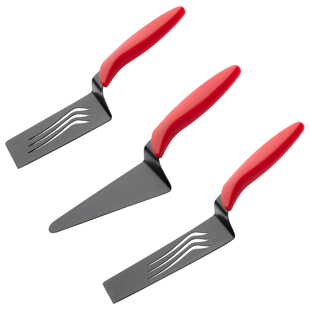 3 Pizza Pie Server Stainless Steel Serrated Spatula Multipurpose ...