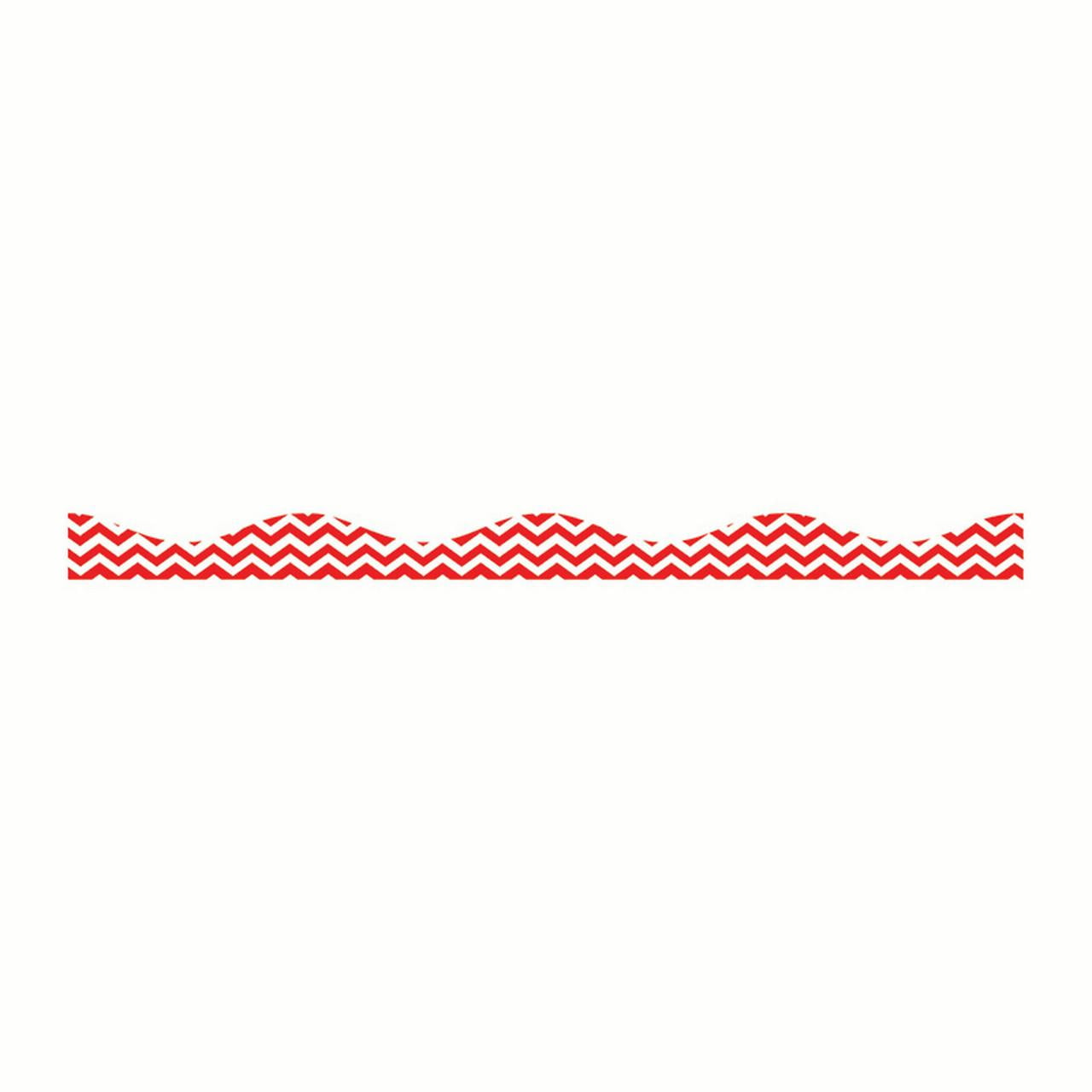 (3 Pk) Big Magnetic Border Red Chevron - Walmart.com