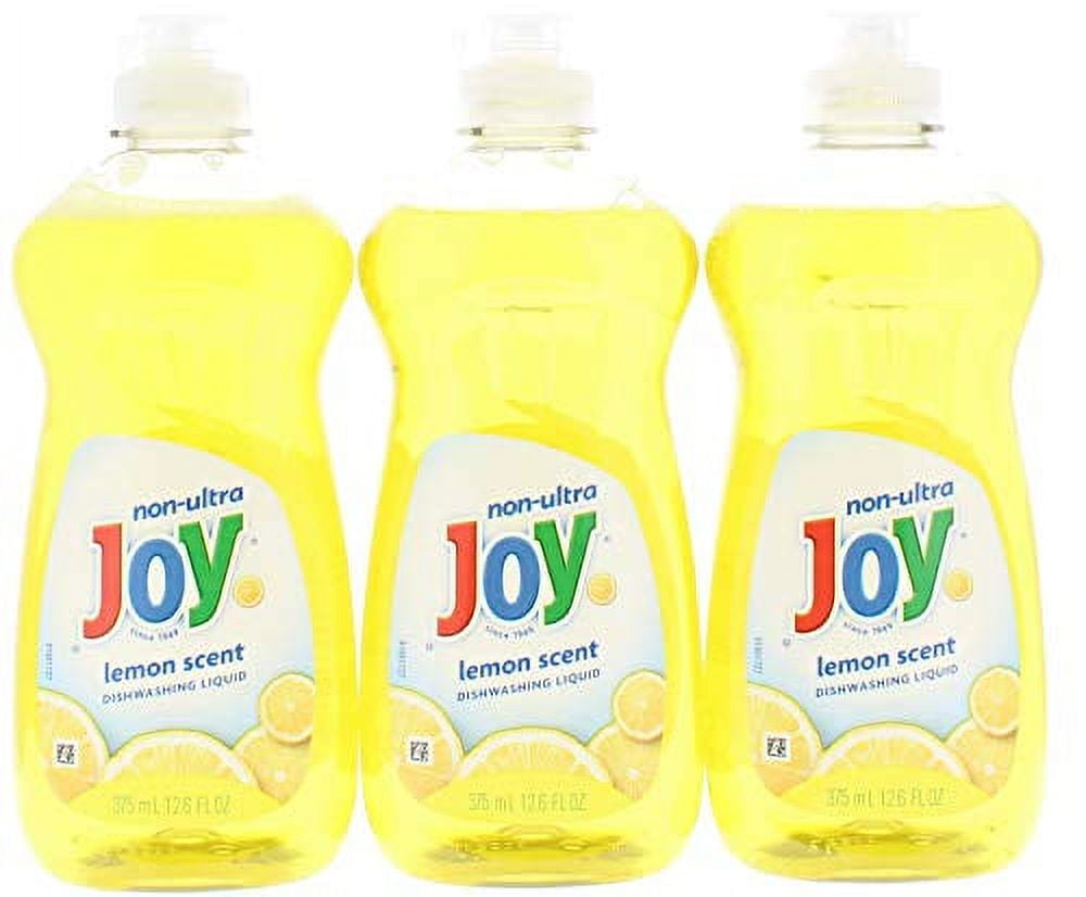 3 Pk. Joy Ultra Dishwashing Liquid Lemon Scent 12.6 Fl Oz (37.8 Fl. Oz ...