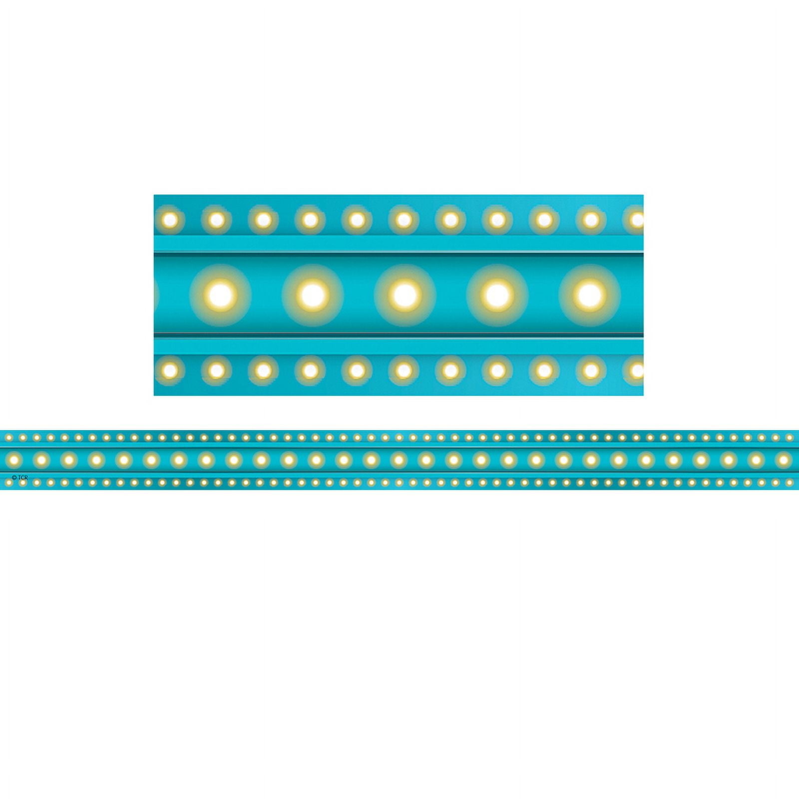 (3 Pk) Light Blue Marquee Strips Clingy Thingies - Walmart.com