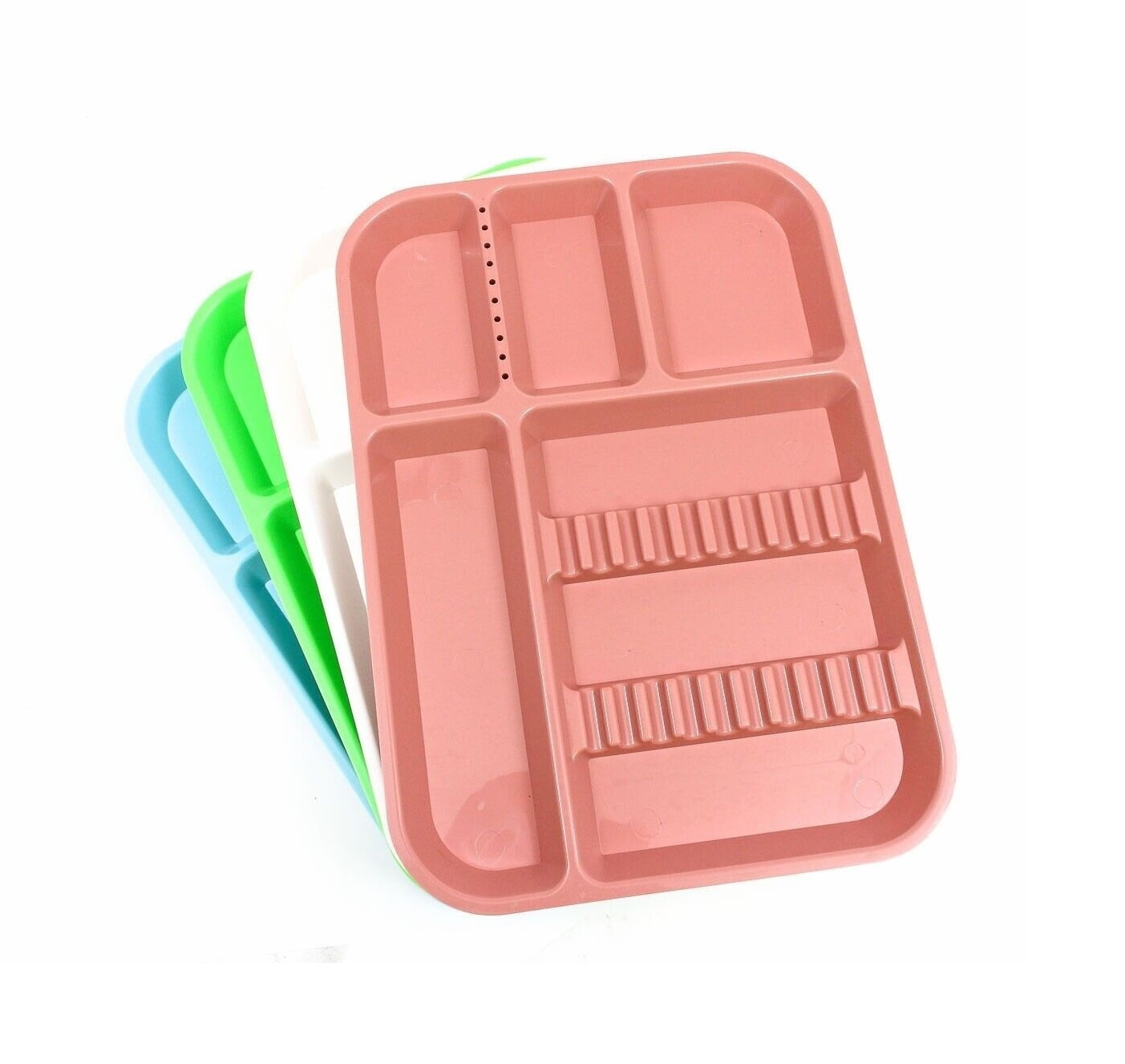 3/Pk Plastic Dental Divided Set-Up Tray Size B Ritter 275°F Assorted ...