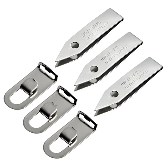 Sliver Gripper Precision Tweezers, 3 Pk, Stainless Steel, Key Chain ...