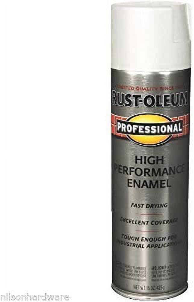 3 Pk White Gloss RustOleum Professional Fast Dry Enamel Spray Paint ...