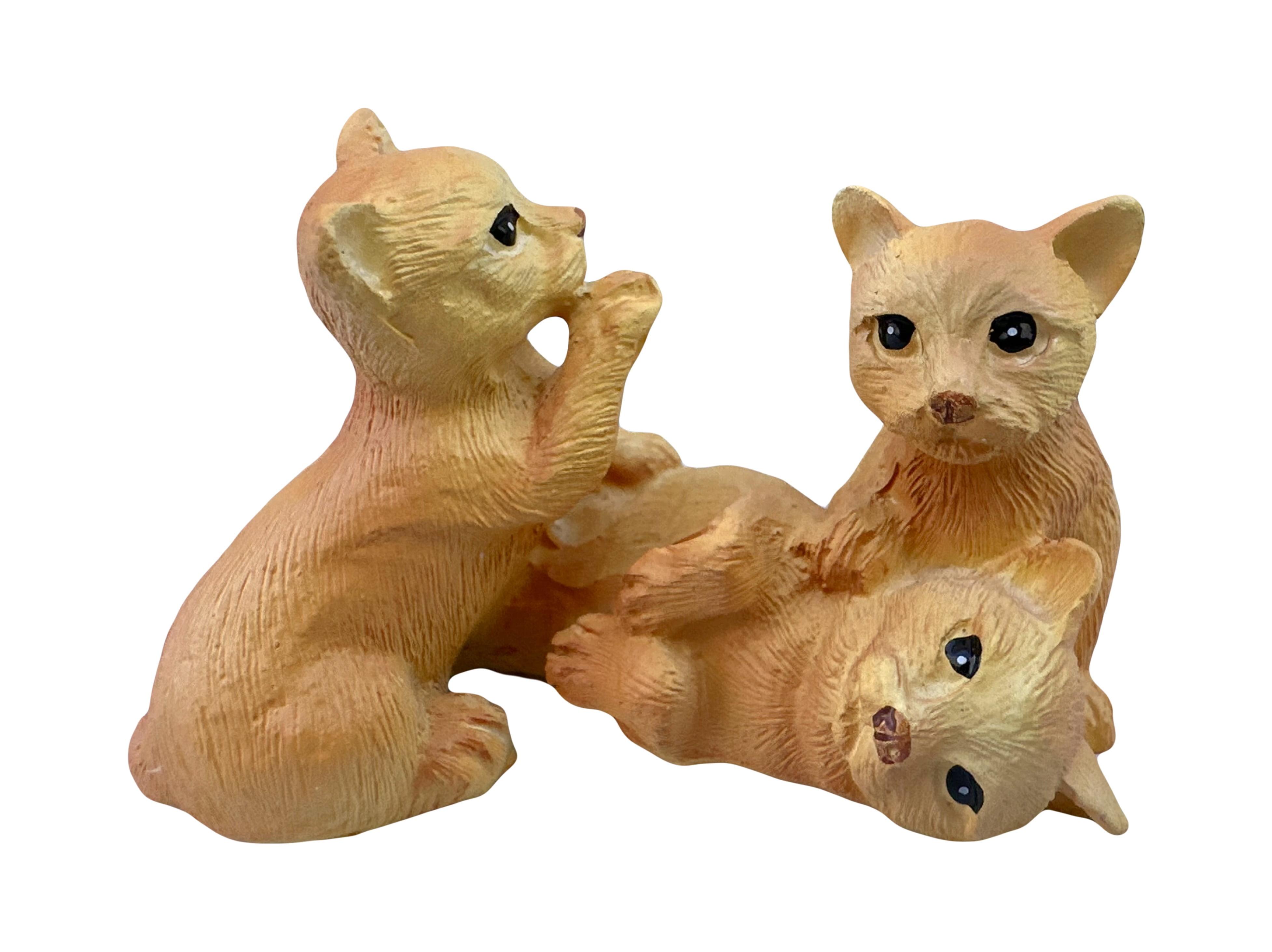 3 Playing Yellow Kittens Figure - Cat Figure By Ganz - Walmart.com
