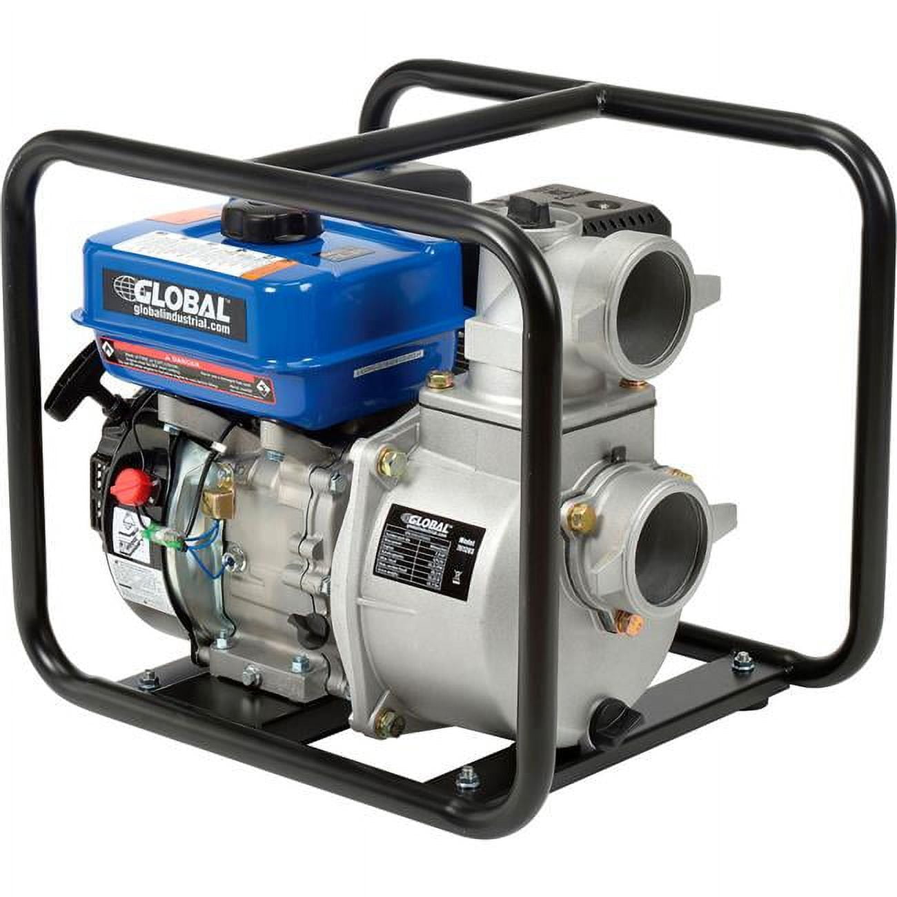 3 Plus Intake & Outlet, 7 HP Global Industrial GP80 Portable Gasoline ...