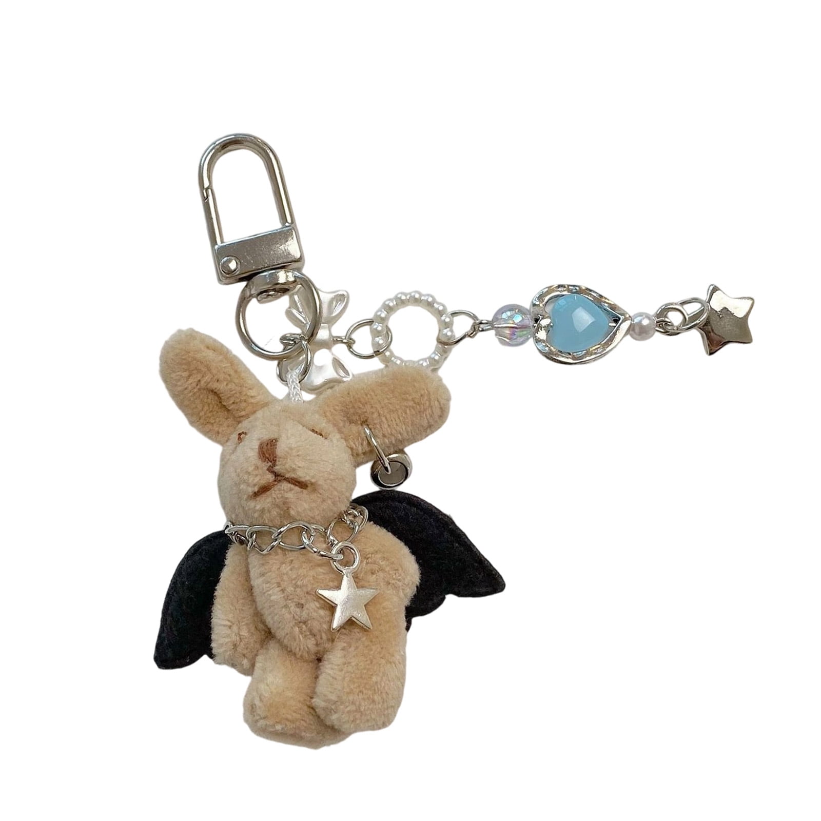 3. Plush Carabiner Bag Charm, Alloy Hook & Stuffed Decoration for ...