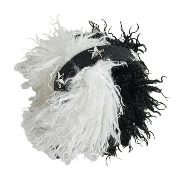 3. Plush Ear Warmers Featuring Glitter Stars, Soft Fringed Thermal ...