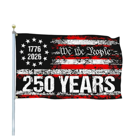 3 Ply 250 Year American Anniversary Flag 250th Anniversary Usa Flag ...