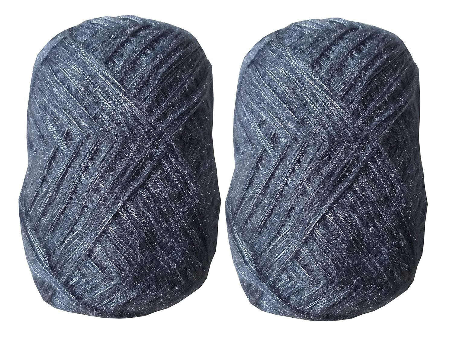 3 Ply Knitting Wool Yarn 100 gm Each Bluish Grey Pack of 2 - Walmart.com