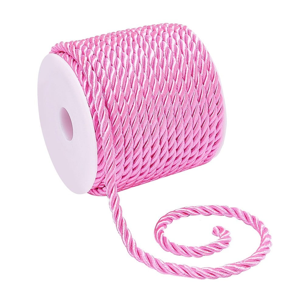 3-Ply Polyester Braided Cord Twisted Rope For Diy Cord Jewelry Findings ...
