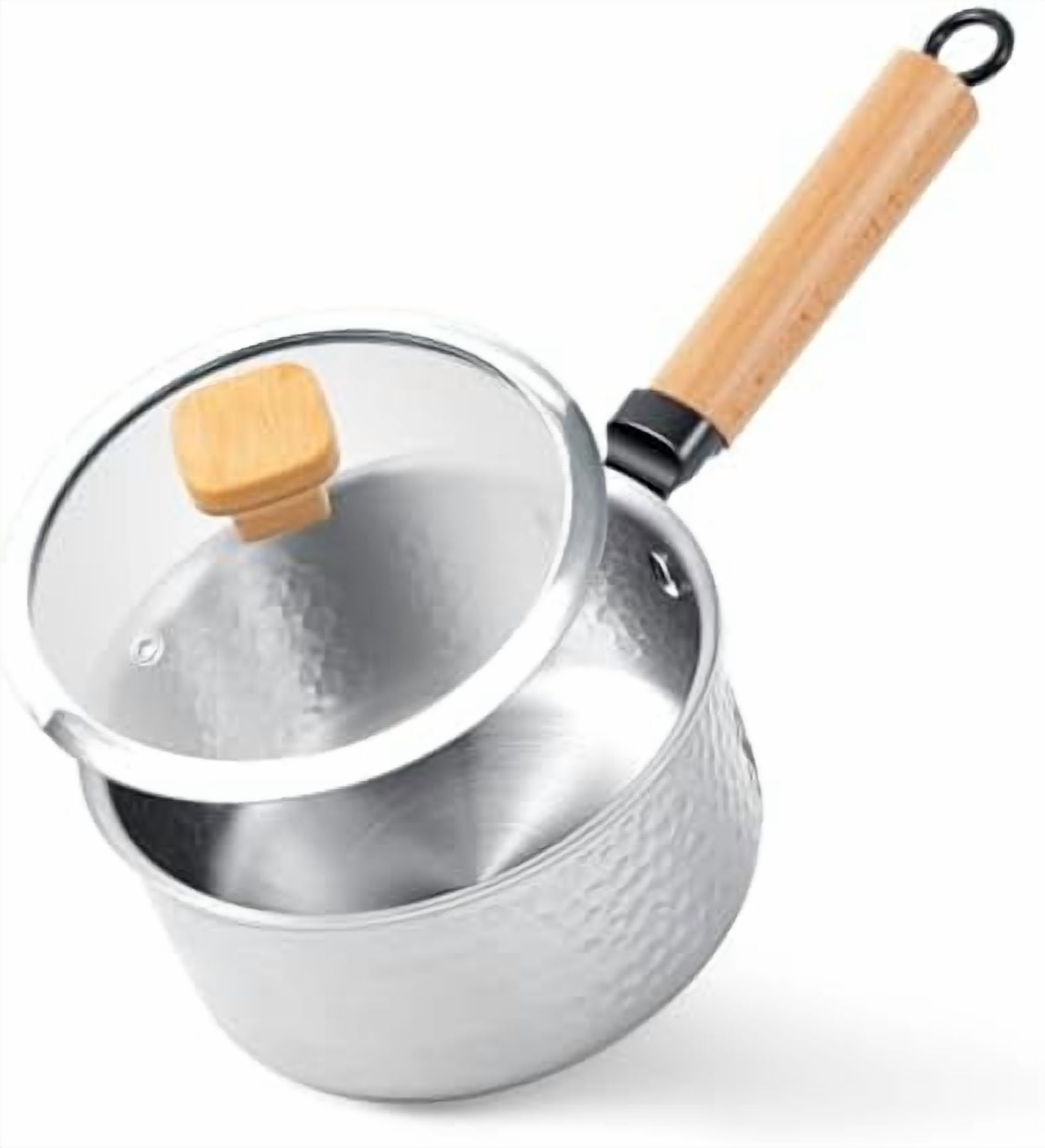 3-Ply Stainless Steel Pot, 2 Quart Sauce Pan, Multipurpose Small ...