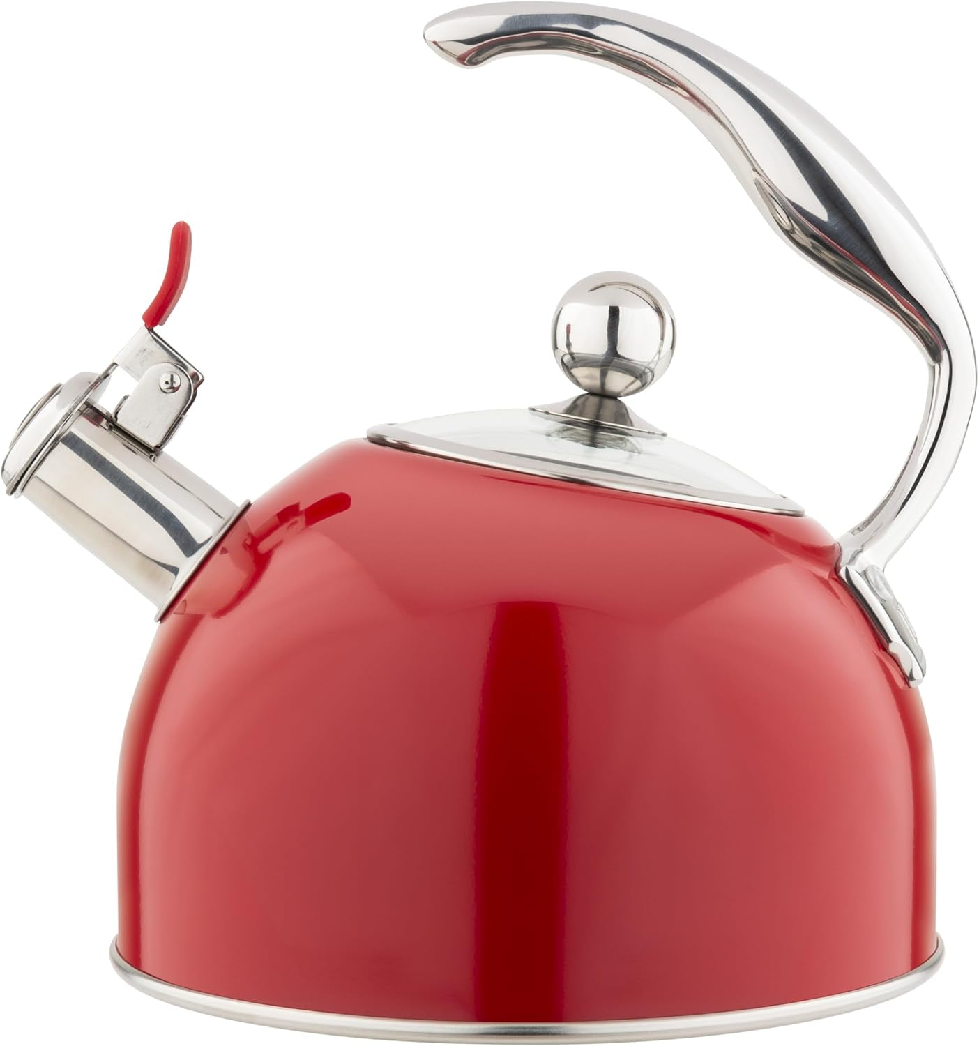 3-Ply Stainless Steel Tea Kettle, 2.6 Quart Stovetop Hot Water Pot with ...