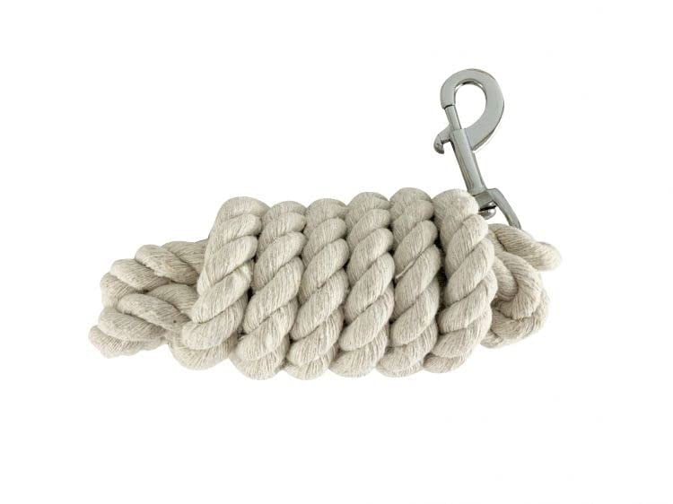 3-Ply White Cotton Lead Rope w/ Bolt Snap - Walmart.com