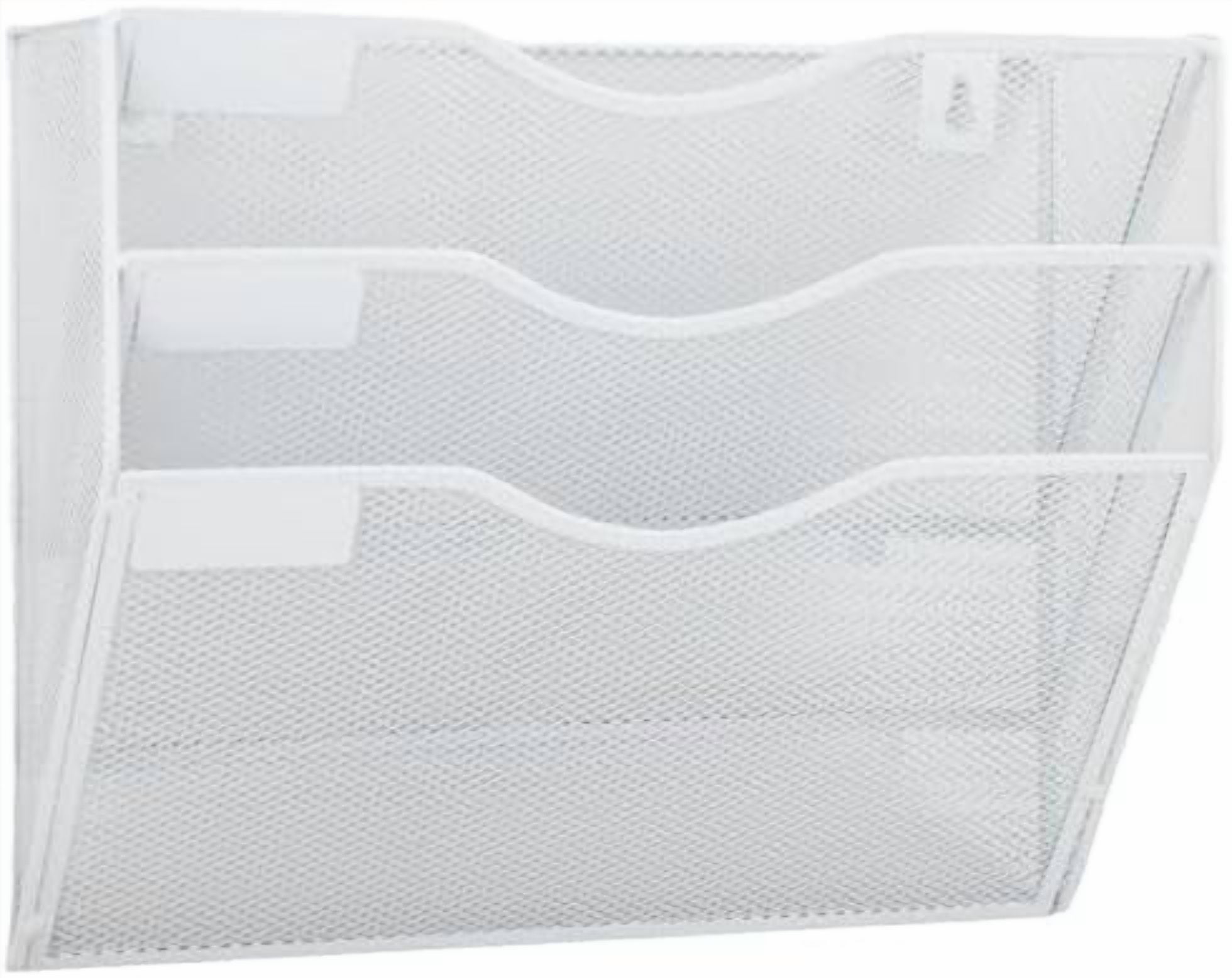 3 Pocket Mesh Hanging Wall File Organizer, Wall Mounted Mail Paper ...