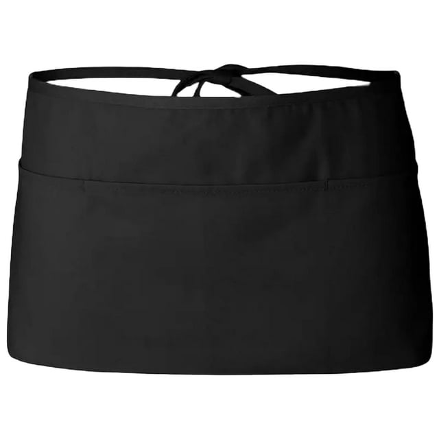 3 Pocket Waist Apron Serving Aprons For Waitresses And Restaurant
