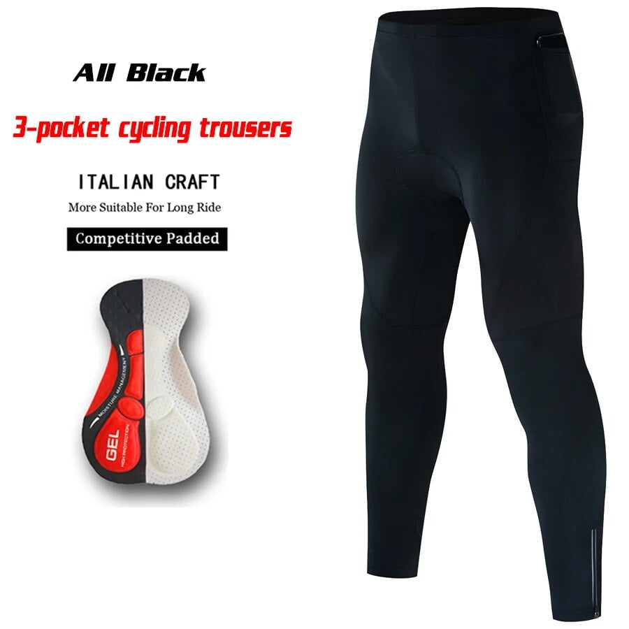 3 Pockets Anti-shock 2023 Cycling Pants Mountain Bike Cycling Trousers ...