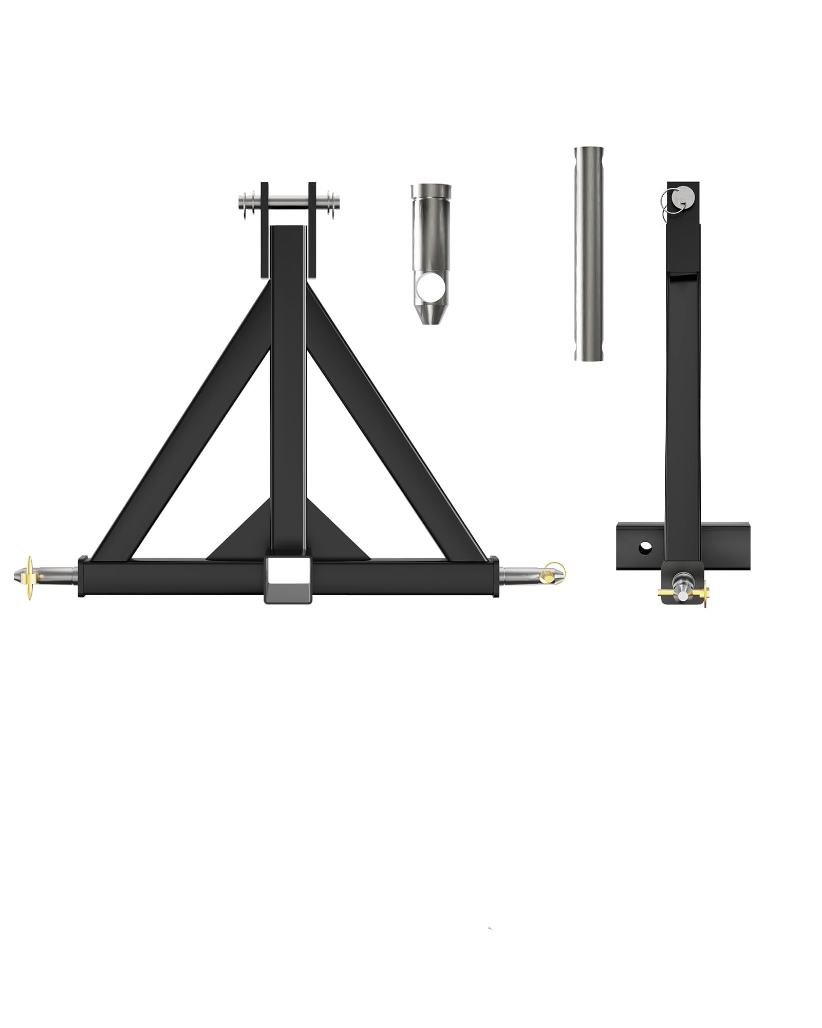 3 Point 2" Trailer Hitch Receiver HeavyDuty Drawbar Adapter Category 1 ...