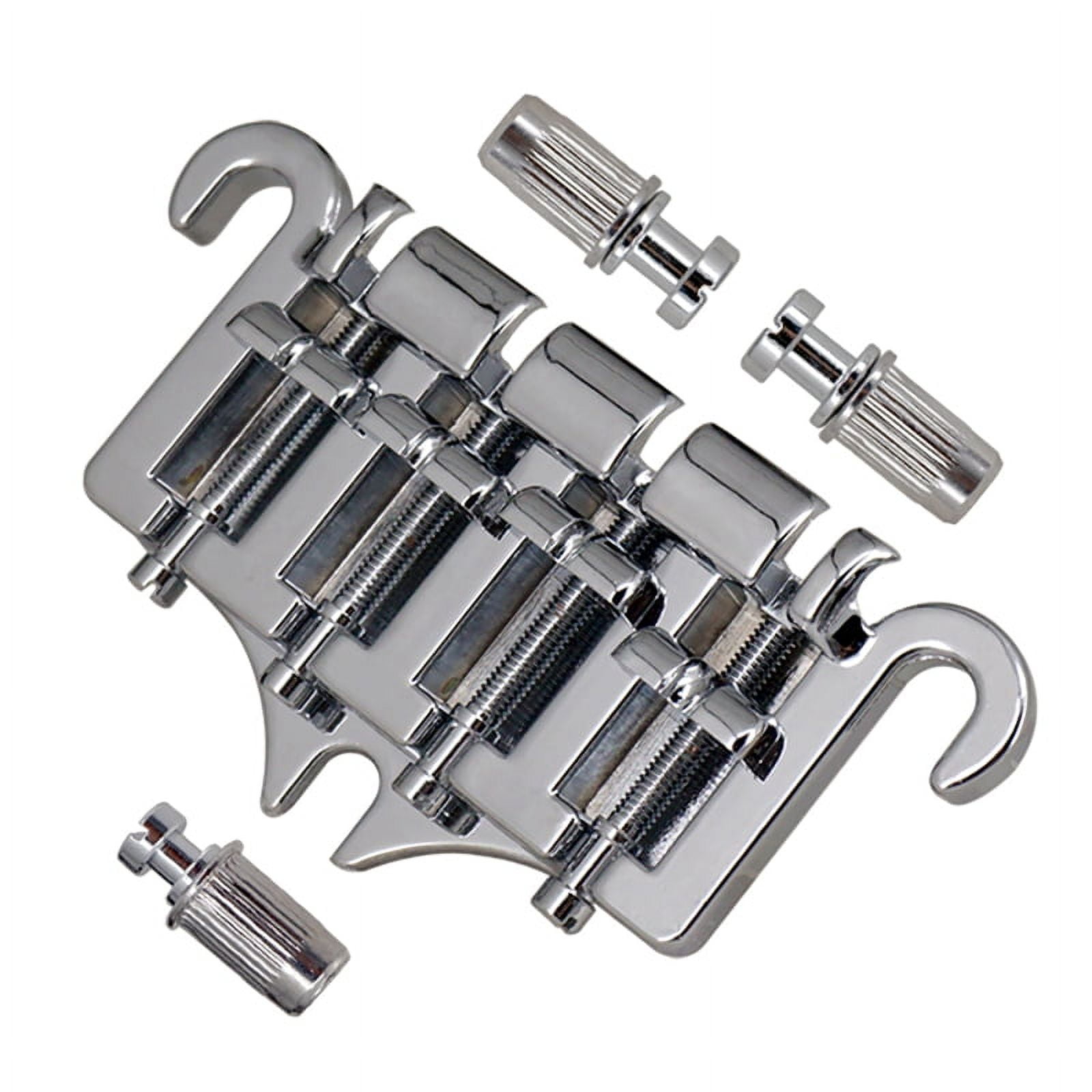 3 Point 4 String Bridge Tailpiece Zinc Alloy Bridges with Saddle ...
