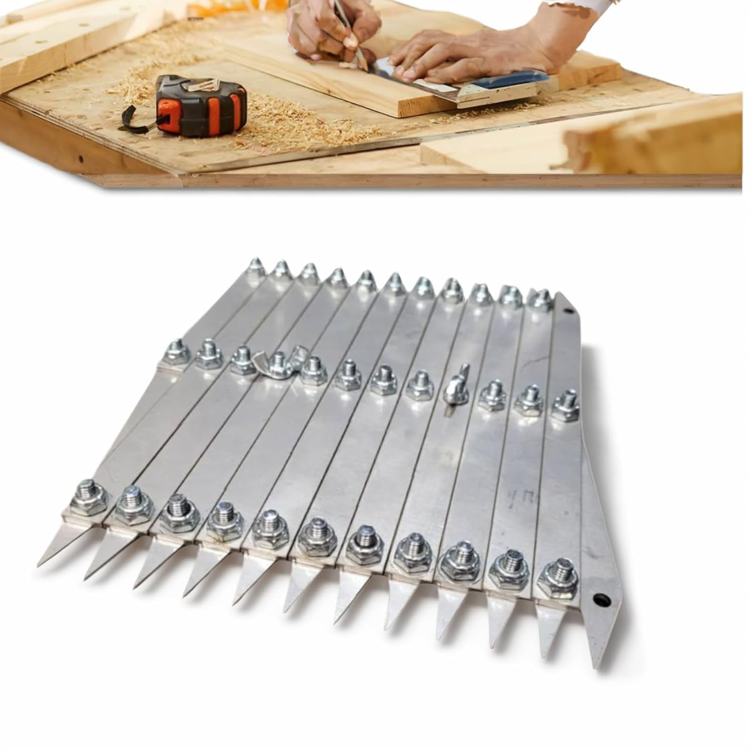 3 Point Center Finder - Equal Space Divider & Woodworking Center Finder ...