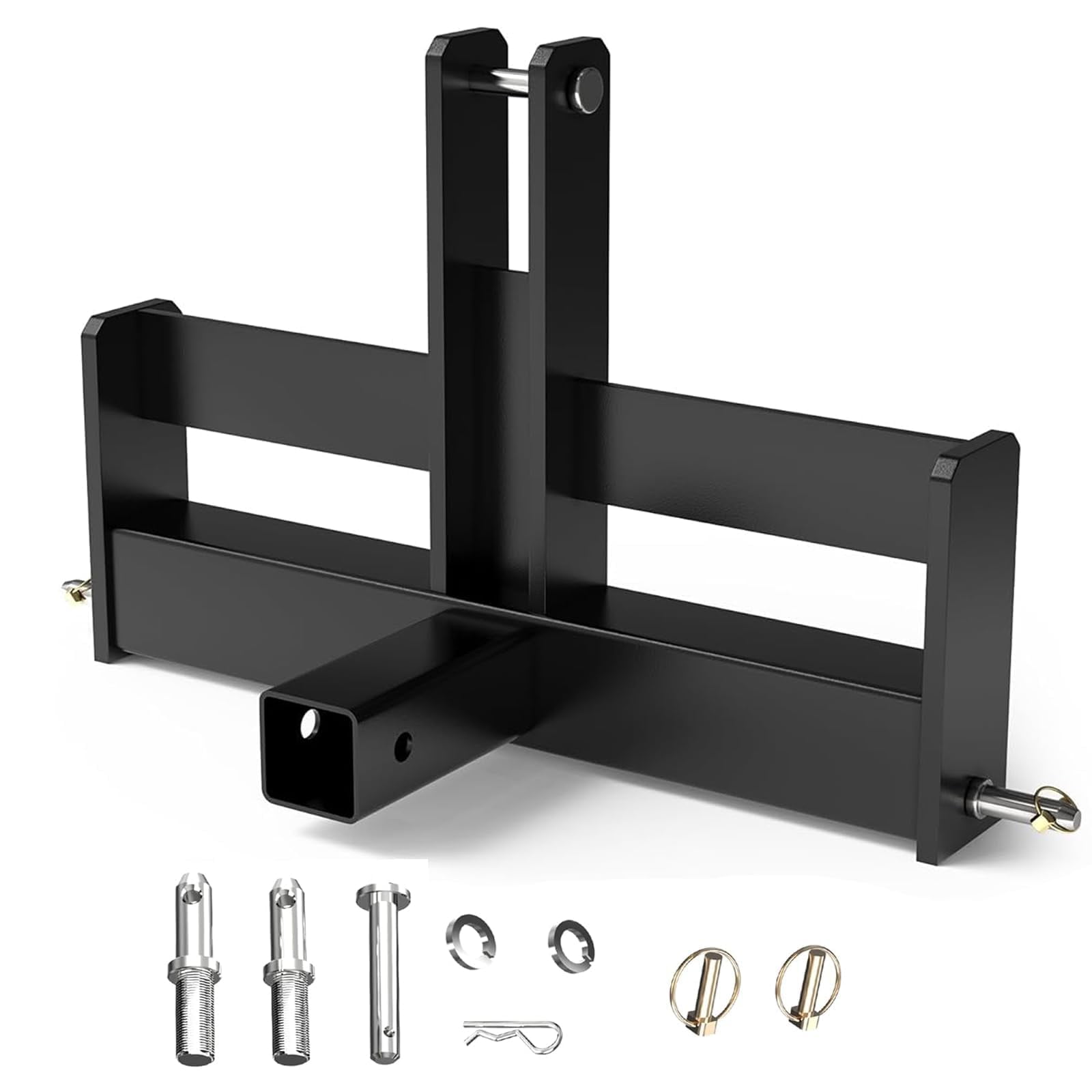 3-Point Hitch Receiver with 2" Receiver,Draw-bar & Suitcase Weight ...