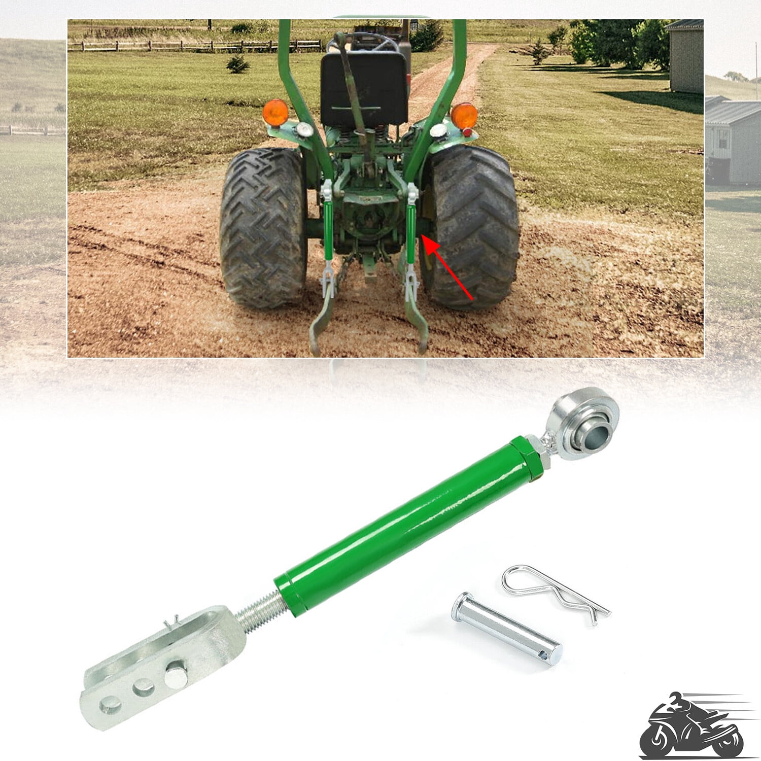 3 Point Lift Link Green For John Deere model 650 / 750 Compact Utility ...