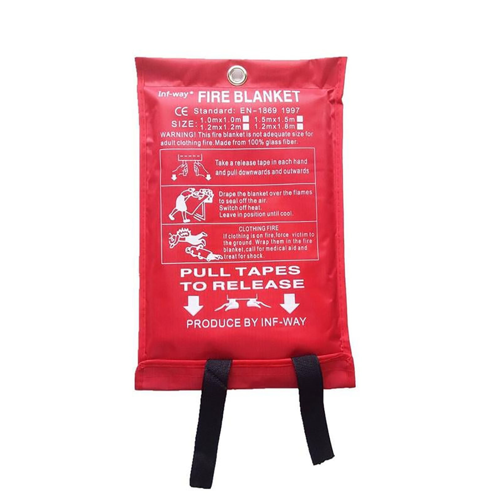 3 Point Screwdriver Emergency Fire Blanket Fire Suppression Blanket For ...