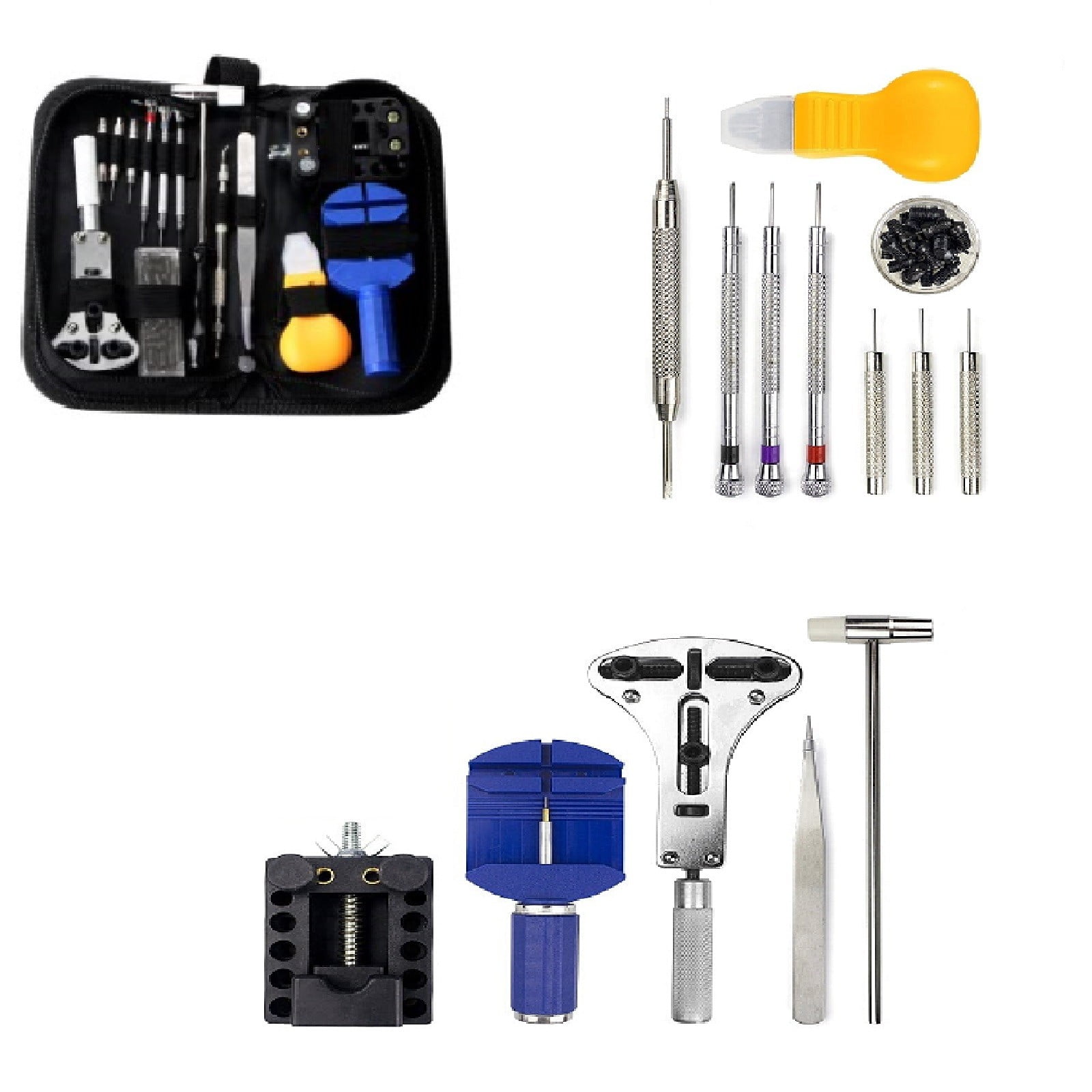 3 Point Screwdriver Watch Tool Kit Case Opener Link Remover Spring Bar ...
