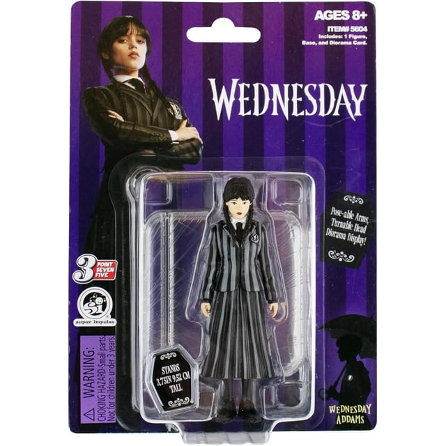 3 Point Seven Five Wednesday Addams Figure - Walmart Business Supplies
