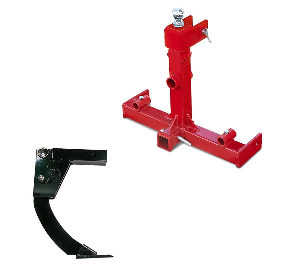 3 Point Trailer Hitch with 4 Point Hitch Mount Ripper Attachment - 2 ...