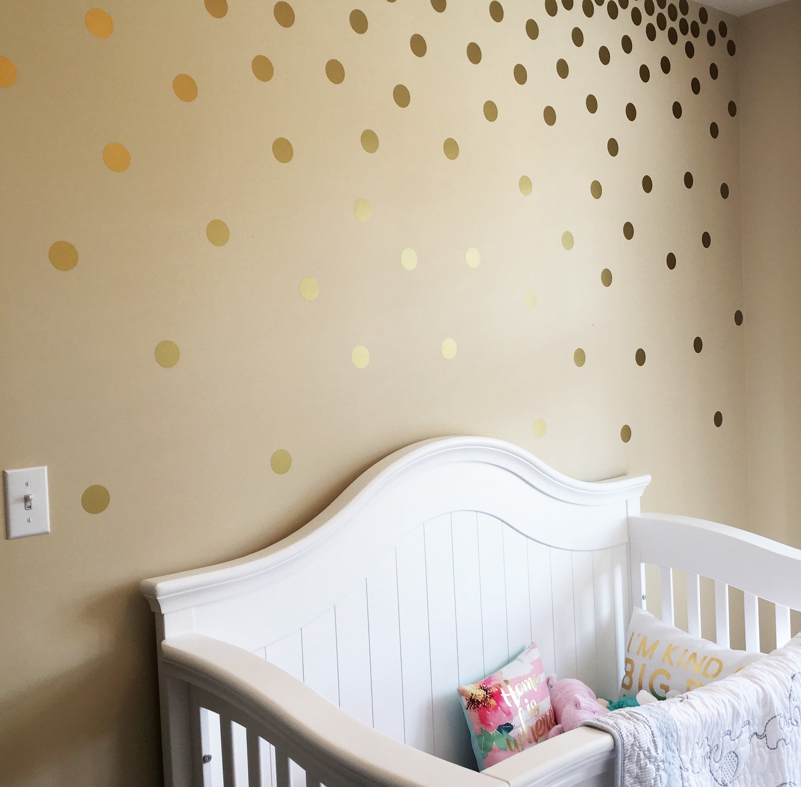 3" Polka Dot Circles Set of 91 Vinyl Wall Decals Circle Stickers Polka ...