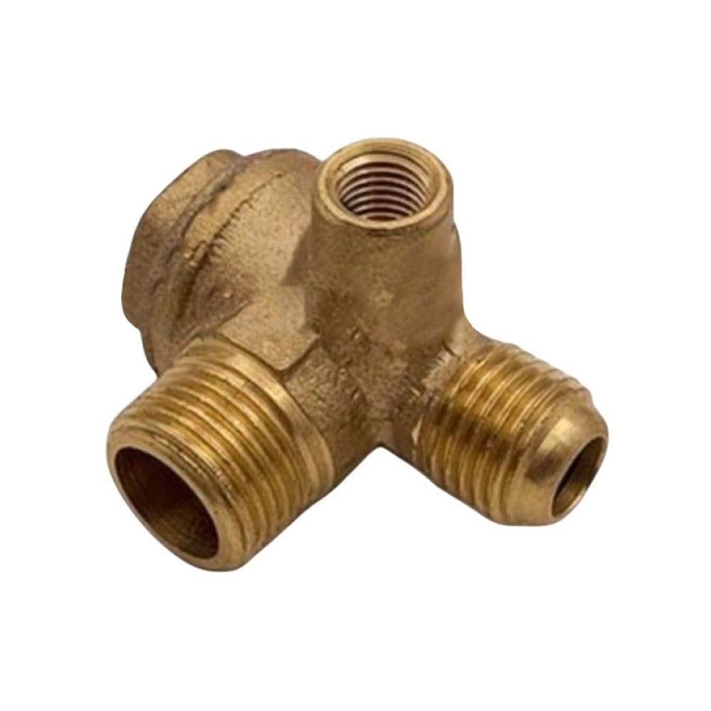 3 Port Air Compressor Check Valve Brass Male Thread 90 Degree Connector ...